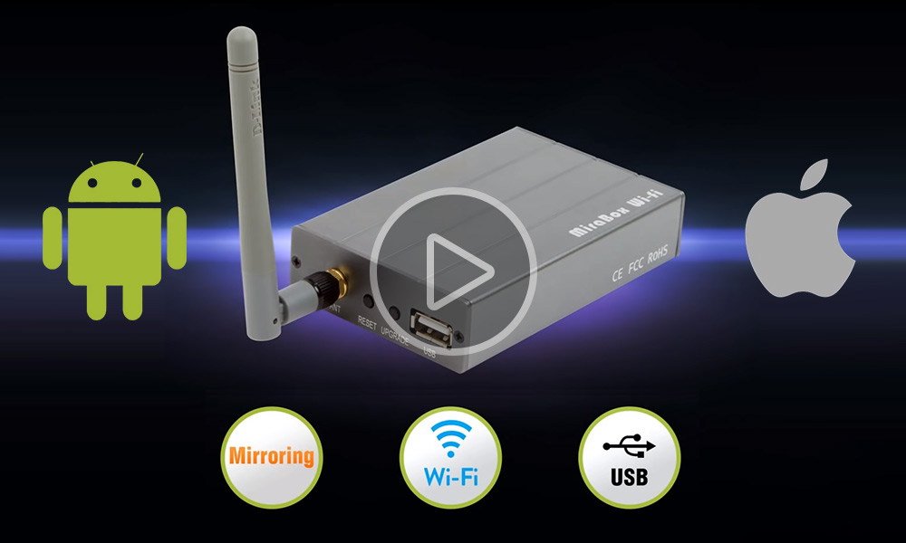 Video Review of Mirroring Adapter for Smartphone iPhone iPad - Car ...