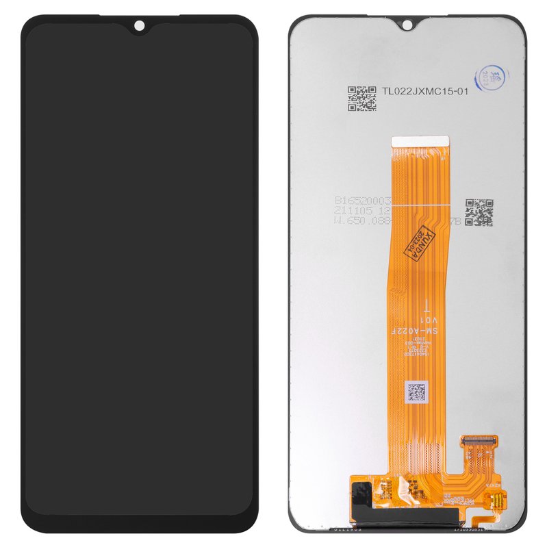 Pantalla LCD puede usarse con Samsung A022F Galaxy A02, negro, sin ...